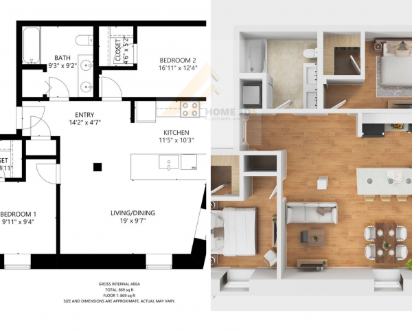 THE DIFFERENCES BETWEEN 3D & 2D ARCHITECTURAL RENDERING - Home3ds