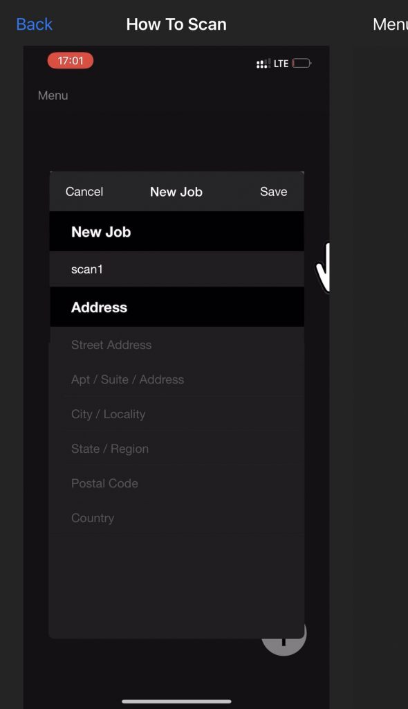 Scanning with “Scan Home” app - Home3ds